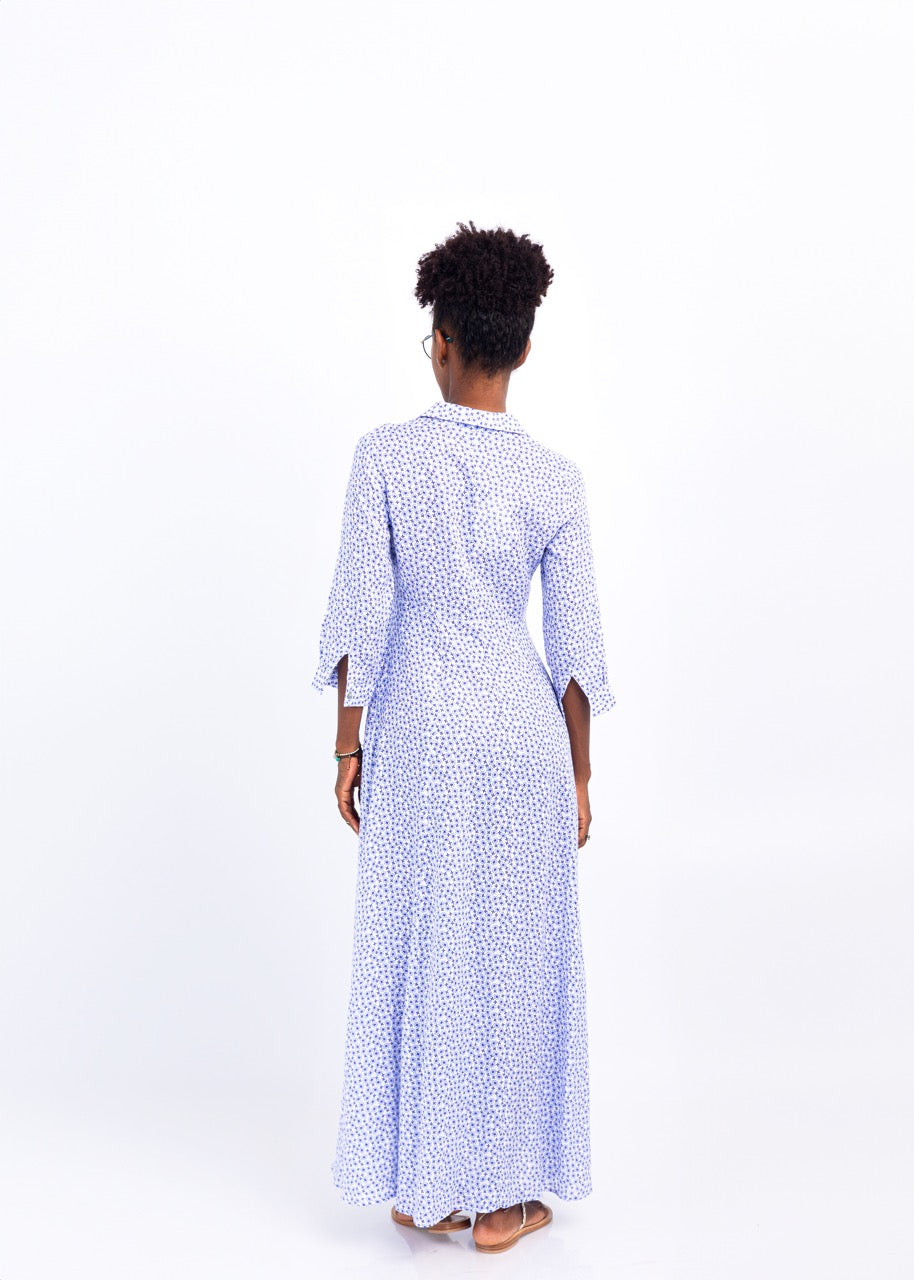 BEATRICE LONG LINEN DRESS – Mediterraneo Boutique Italiana