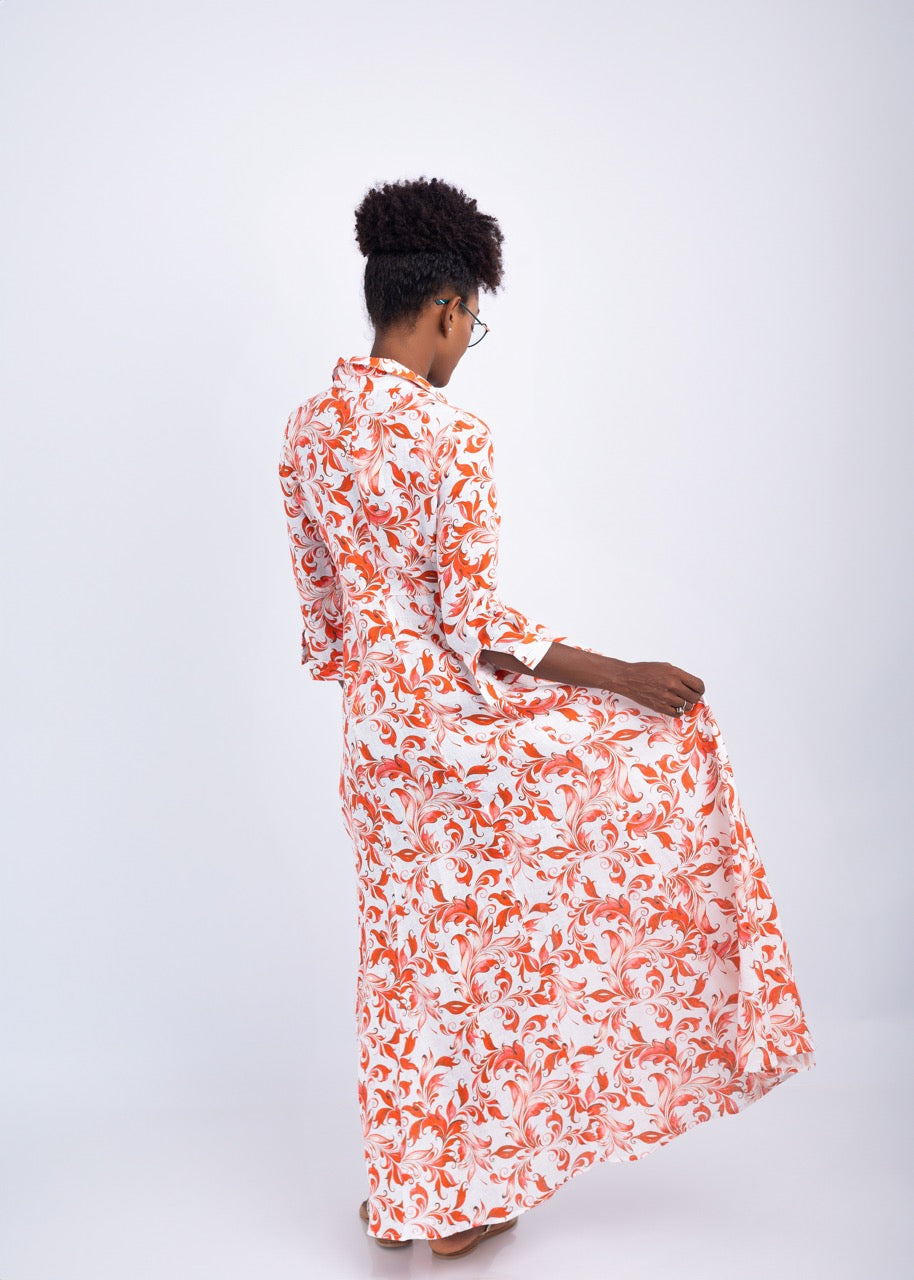 BEATRICE LONG LINEN DRESS – Mediterraneo Boutique Italiana