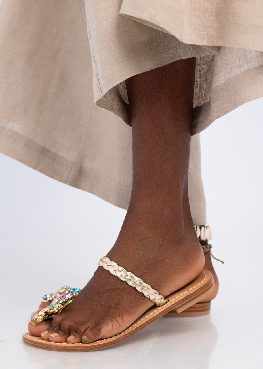 BRAID HANDMADE SANDALS – Mediterraneo Boutique Italiana